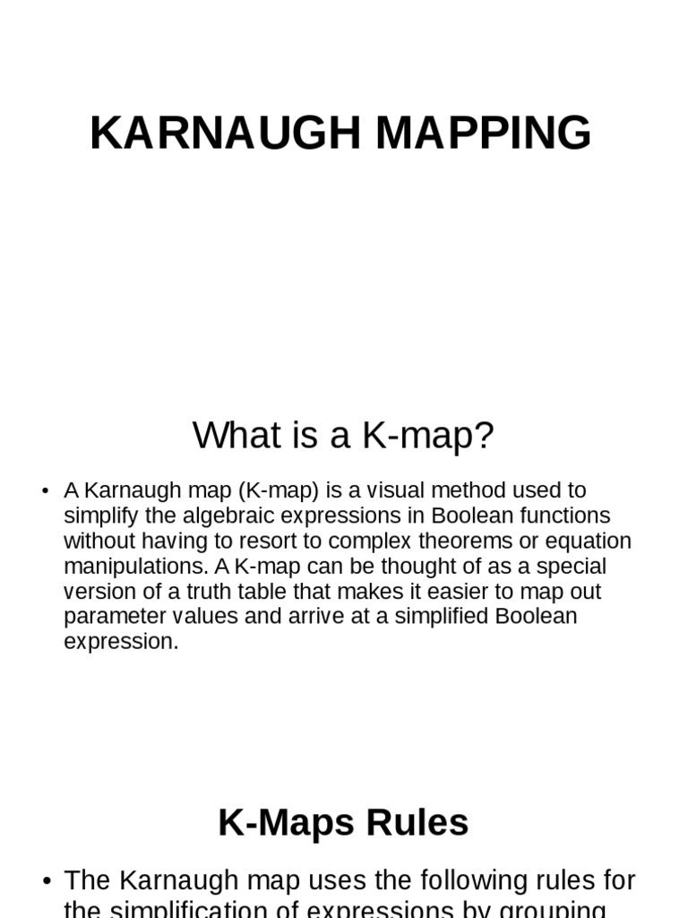 A Compass For Circuit Logic: Karnaugh Map Calculator Explained - MITx ...